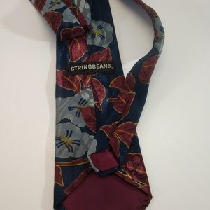 String Beans | Accessories | String Beans Mens Floral Tie | Poshmark